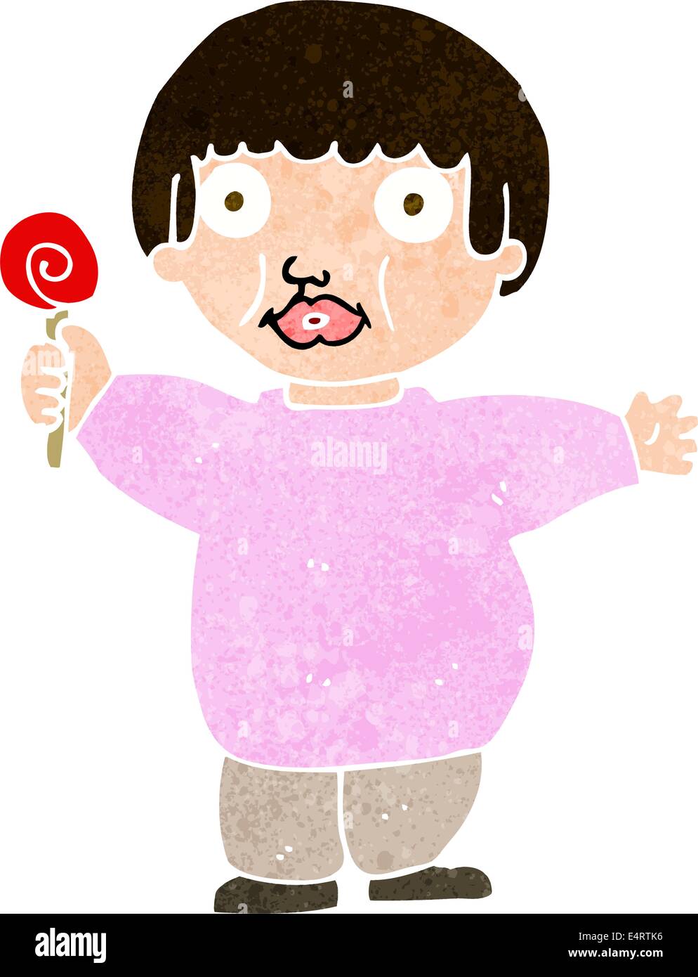 cartoon fat child Stock Vector Image & Art - Alamy