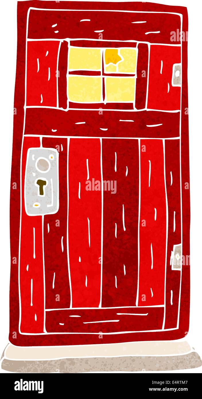 cartoon old wood door Stock Vector Image & Art - Alamy