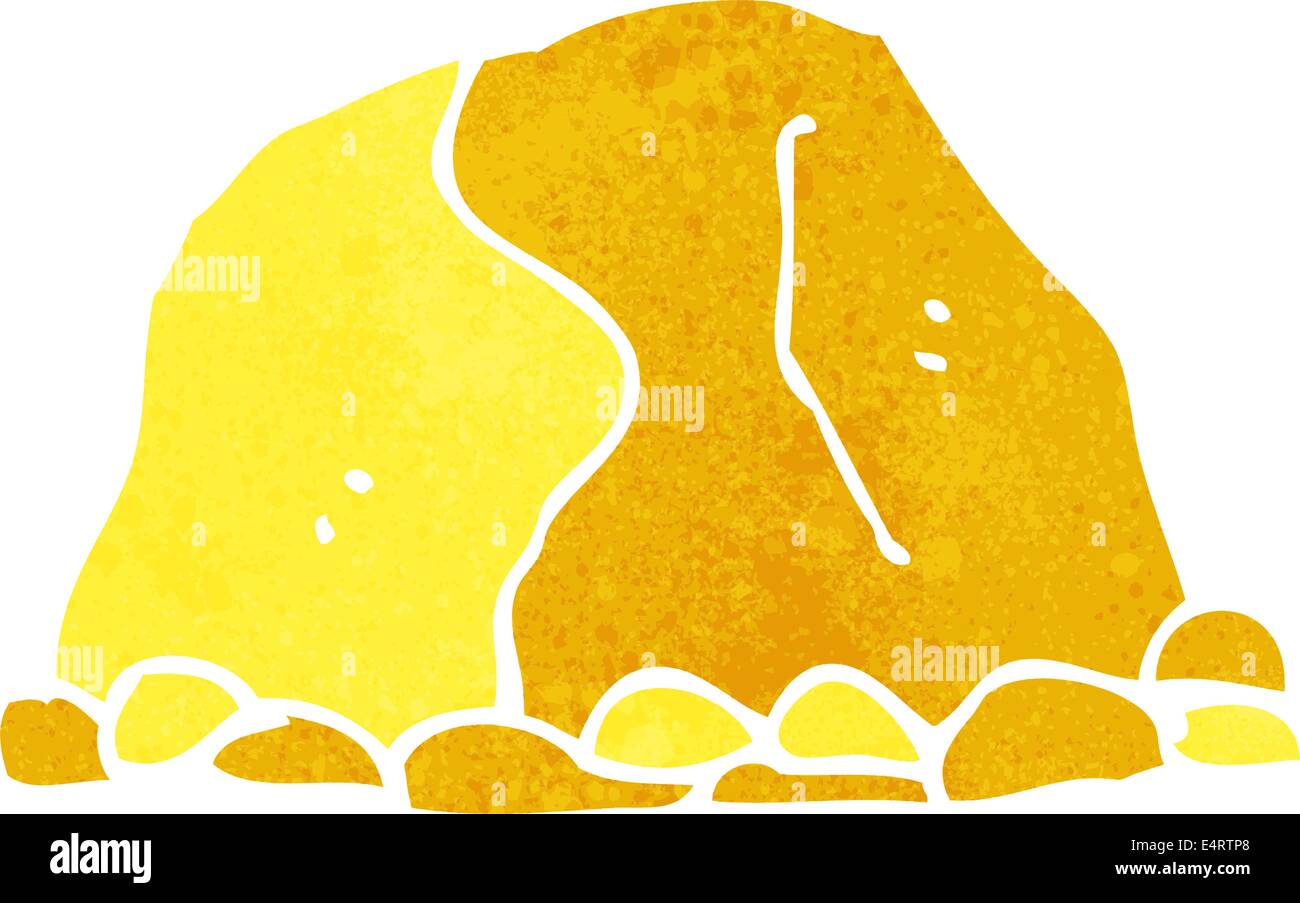 Cartoon gold nugget Stock Vector Images - Alamy