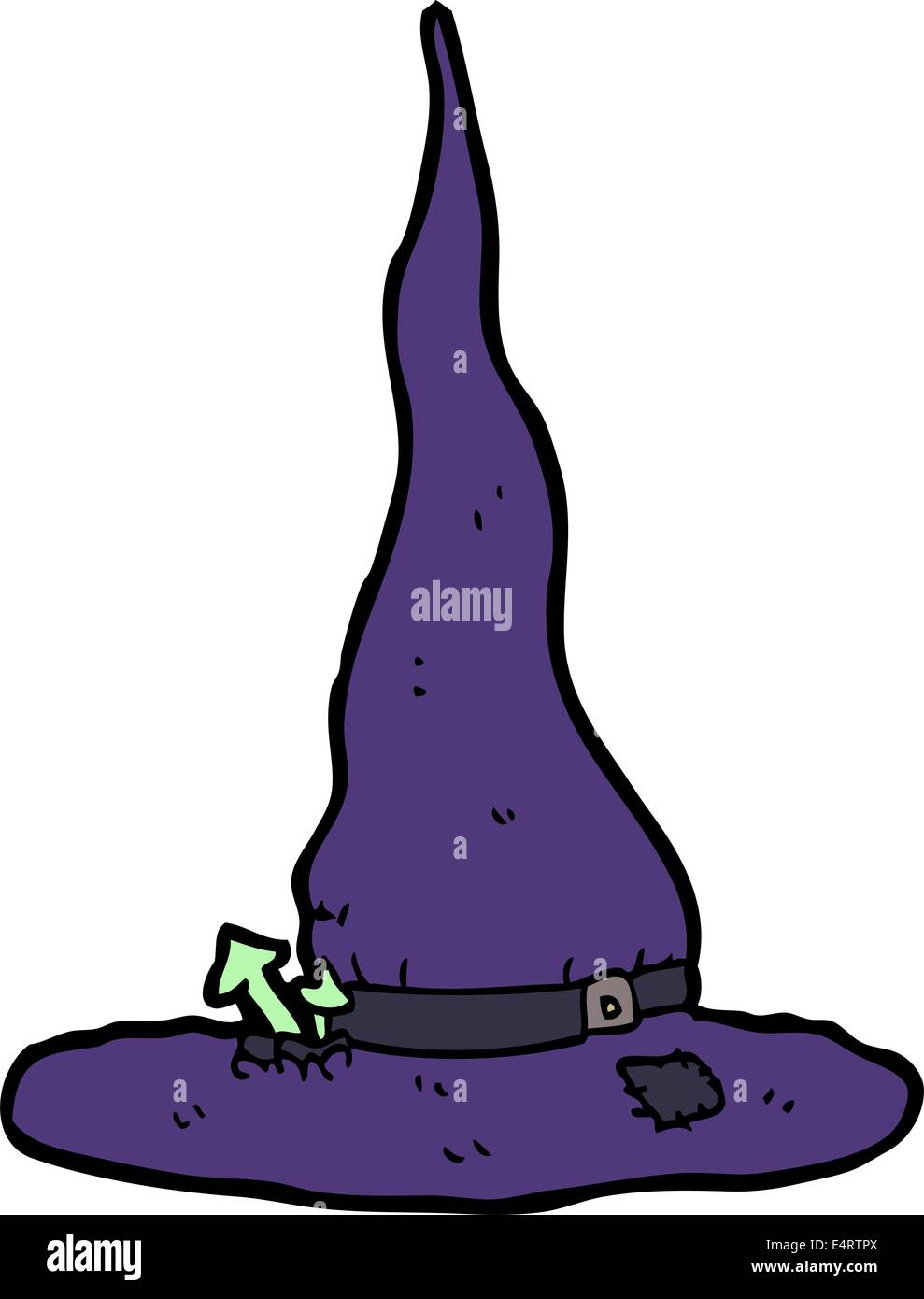 cartoon spooky witches hat Stock Vector Image & Art - Alamy