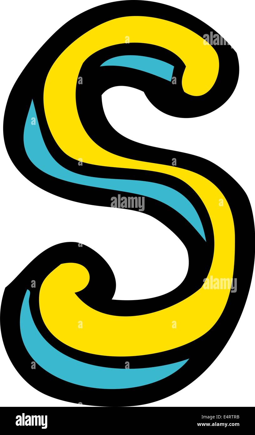 cartoon letter S Stock Vector Image & Art - Alamy