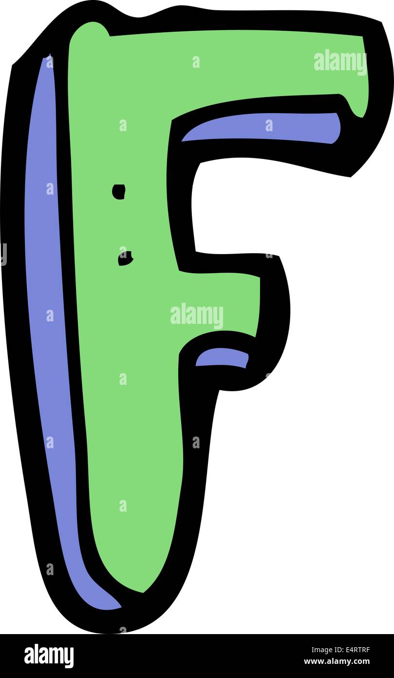 cartoon letter F Stock Vector Image & Art - Alamy