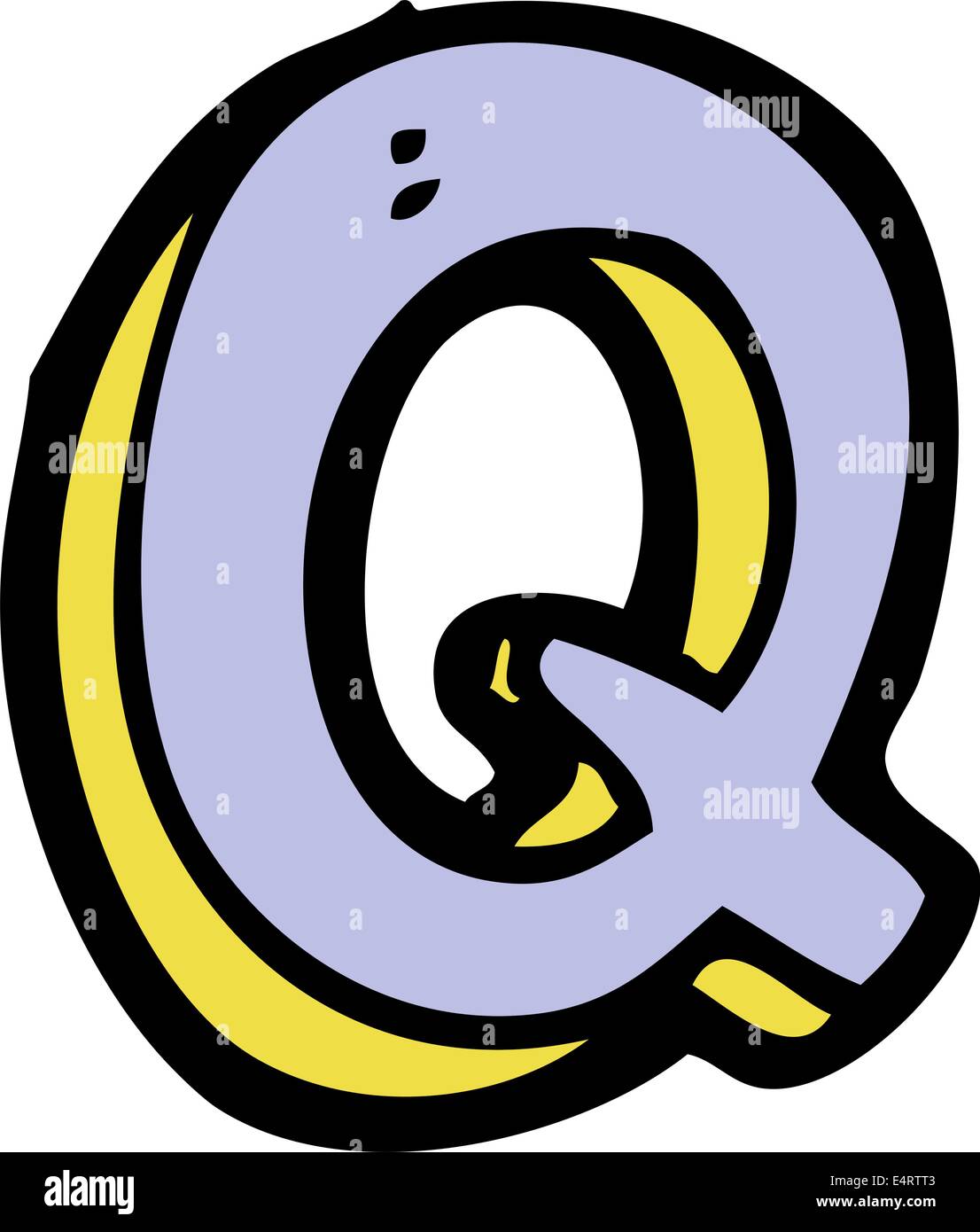 cartoon letter Q Stock Vector Image & Art - Alamy