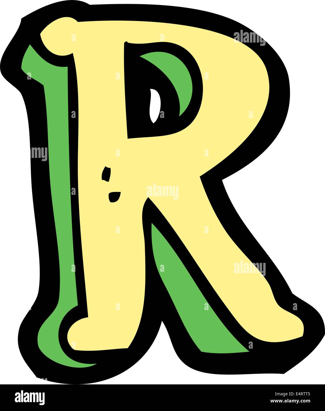 cartoon letter R Stock Vector Image & Art - Alamy