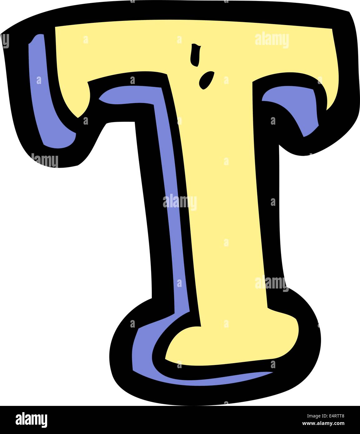 cartoon letter T Stock Vector Image & Art - Alamy