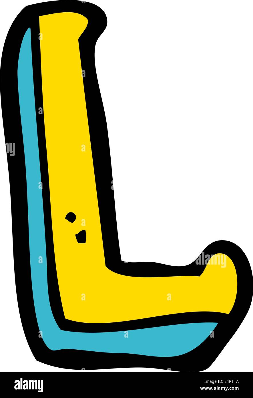 cartoon letter L Stock Vector Image & Art - Alamy