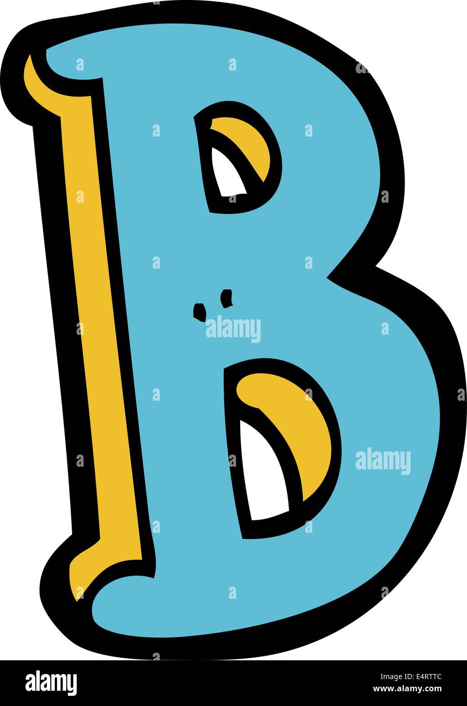cartoon letter B Stock Vector Image & Art - Alamy