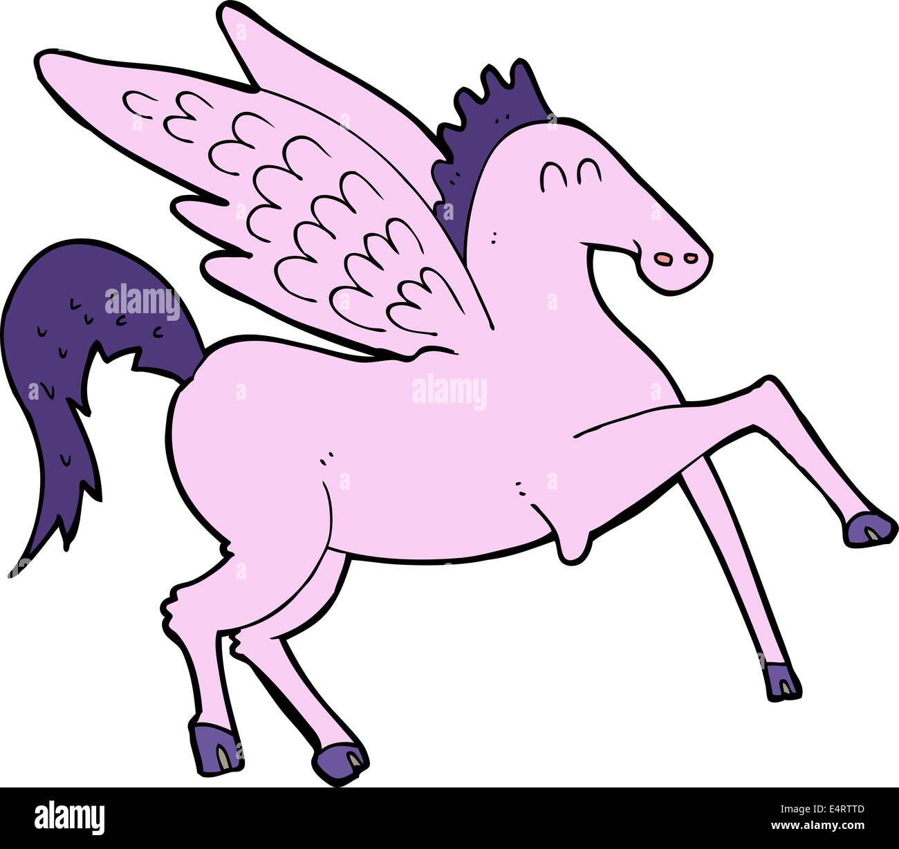 Cartoon pegasus Stock Vector Images - Alamy