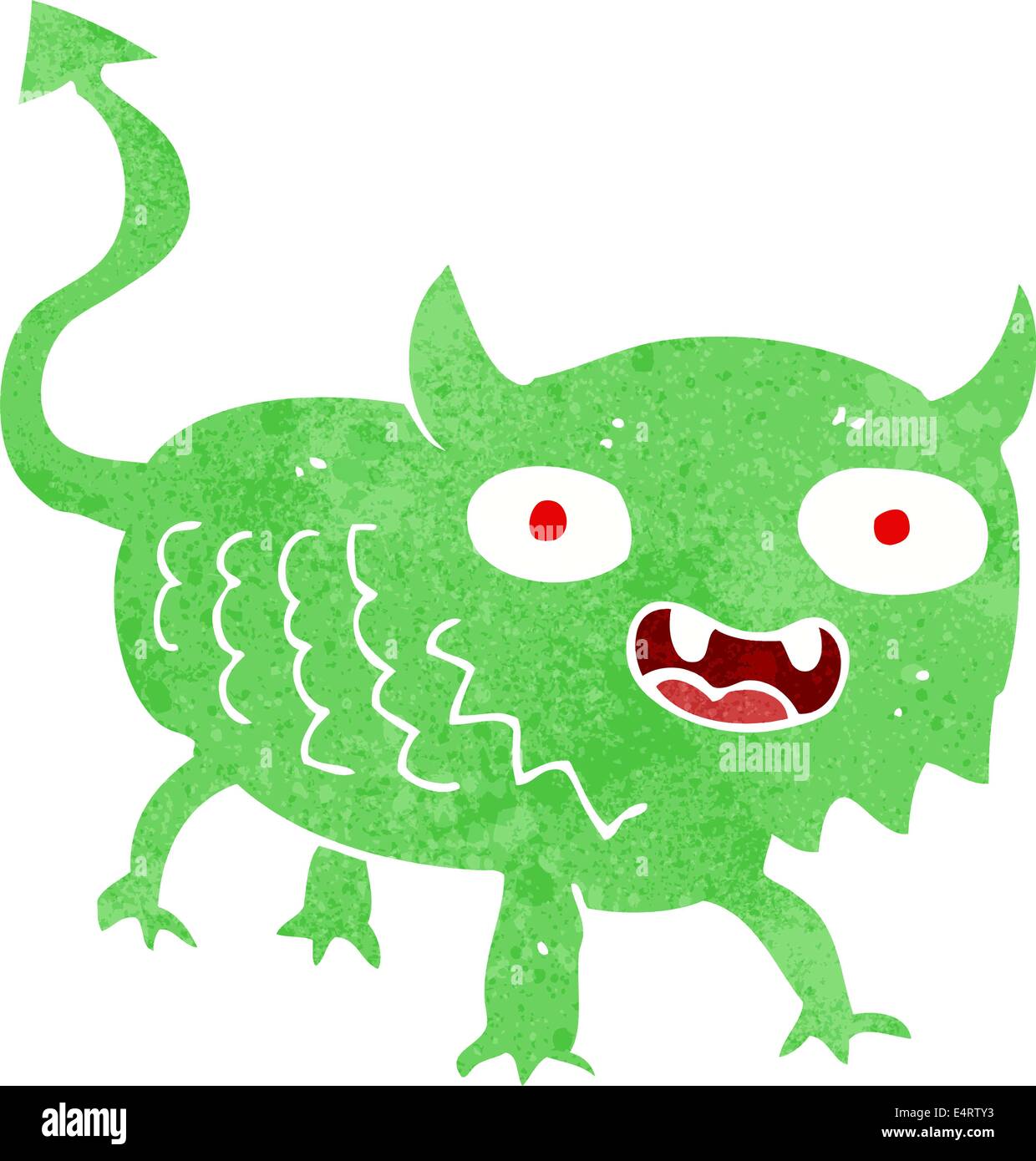cartoon little demon Stock Vector Image & Art - Alamy