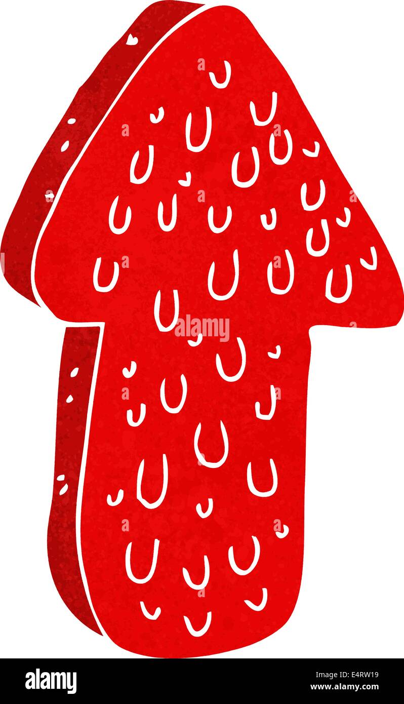 cartoon slimy arrow symbol Stock Vector Image & Art - Alamy