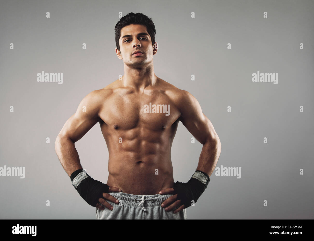 Muscle Man Standing High Resolution Stock Photography and Images - Alamy