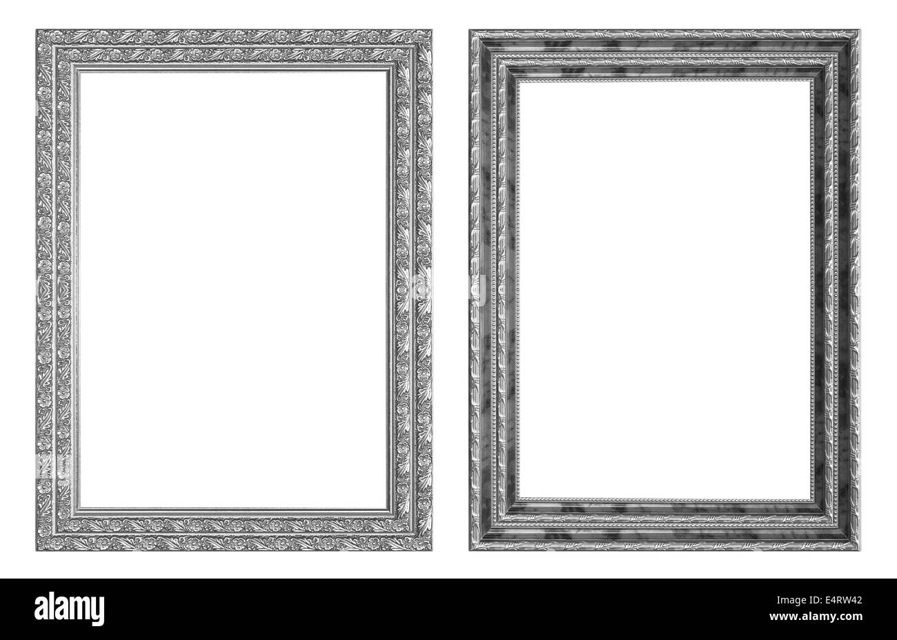 Antique baroque silver picture frame hi-res stock photography and ...