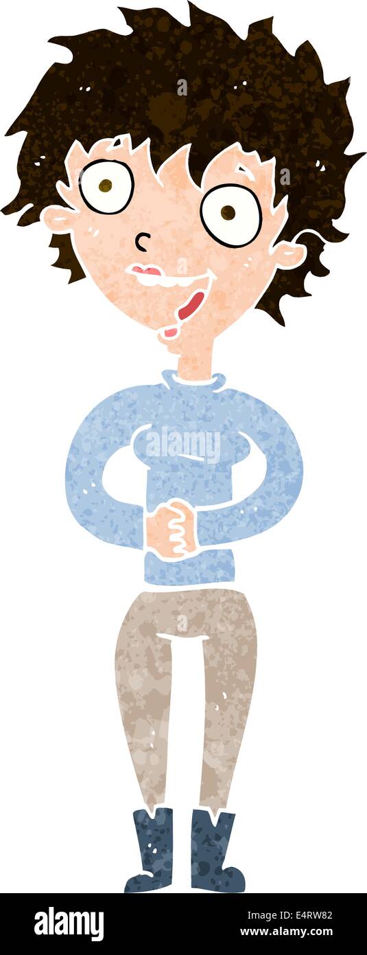 cartoon crazy excited woman Stock Vector Image & Art - Alamy