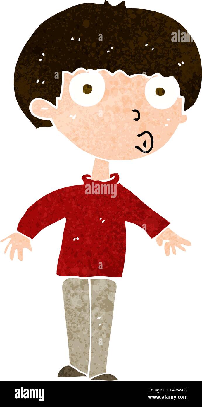 cartoon surprised boy Stock Vector Image & Art - Alamy