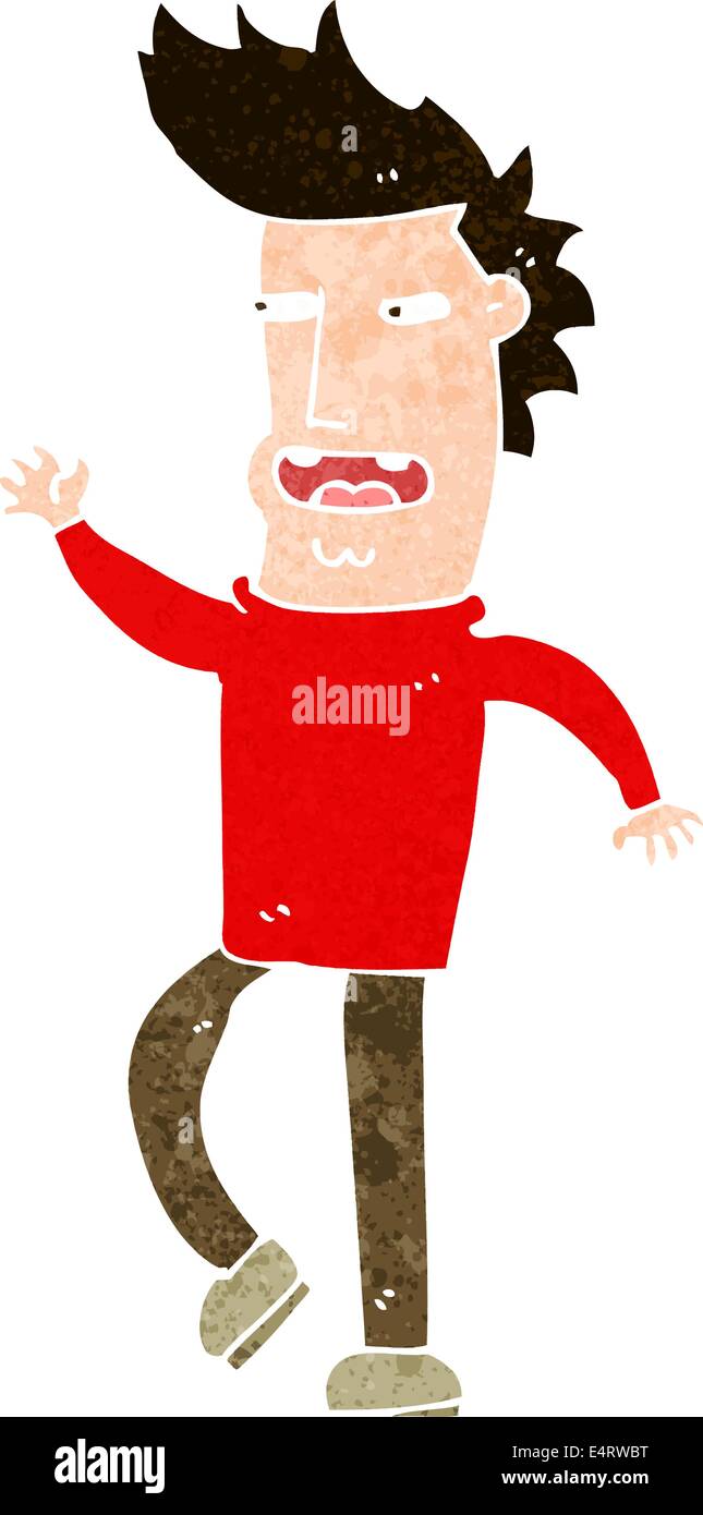 cartoon loudmouth man Stock Vector Image & Art - Alamy