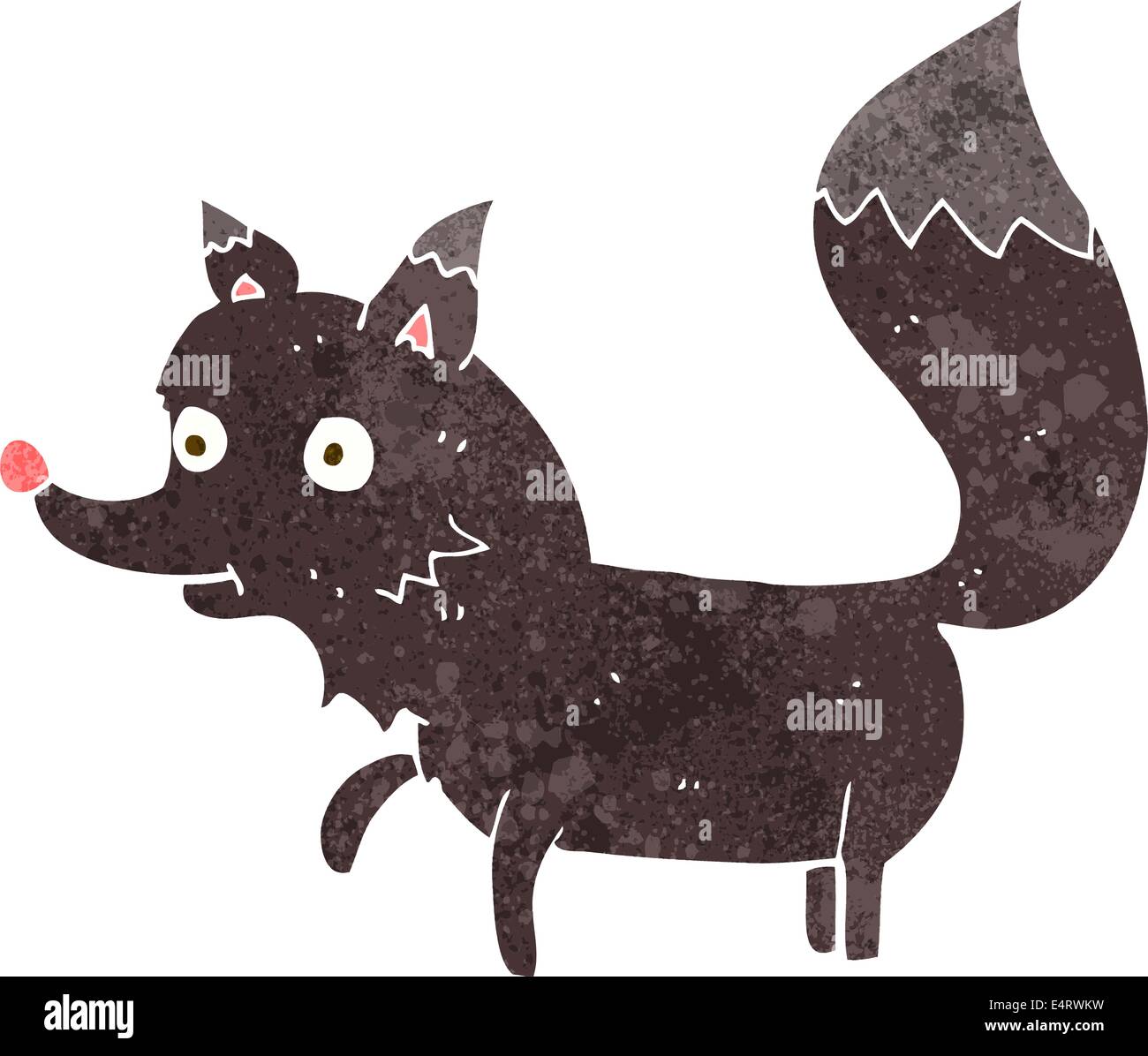 cartoon wolf cub Stock Vector Image & Art - Alamy