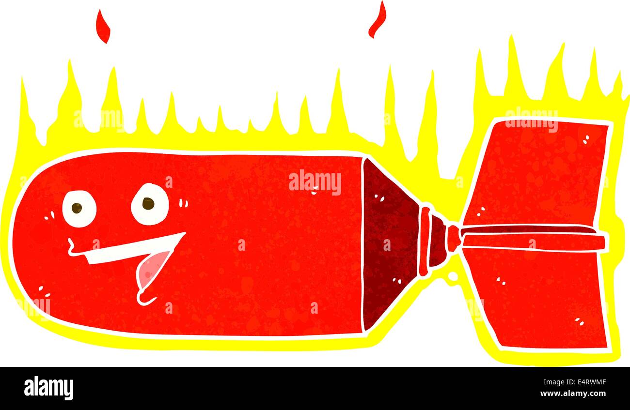 cartoon falling bomb Stock Vector Image & Art - Alamy
