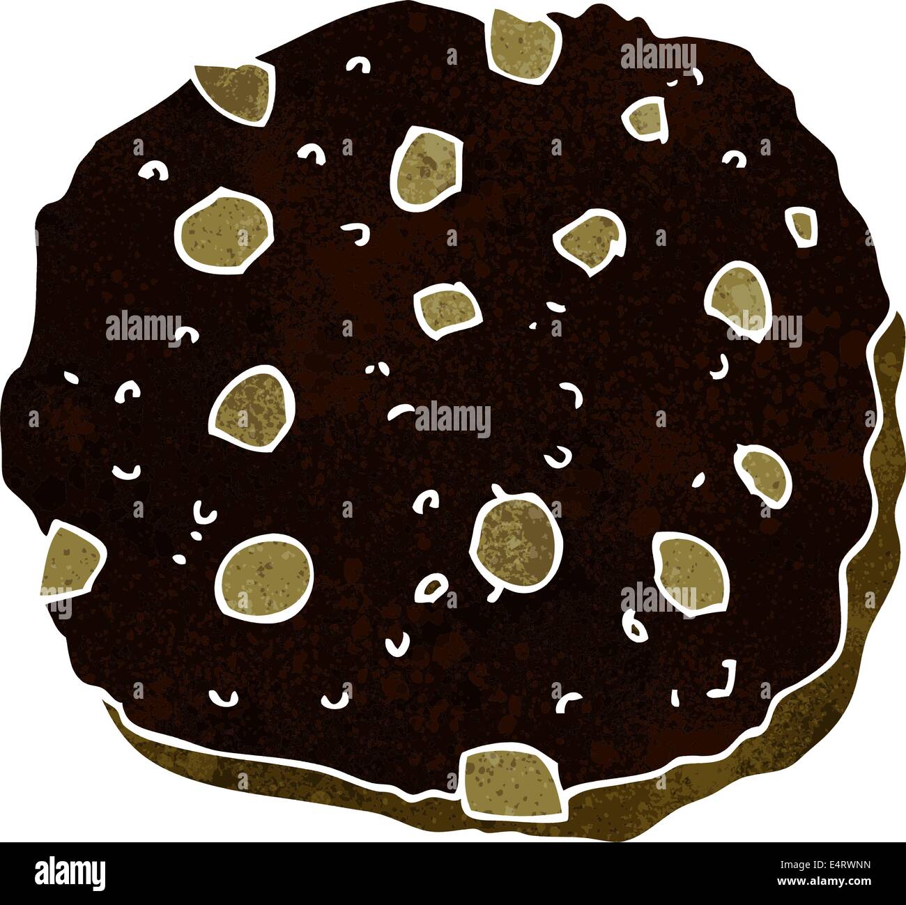 chocolate chip cookie cartoon Stock Vector Image & Art - Alamy