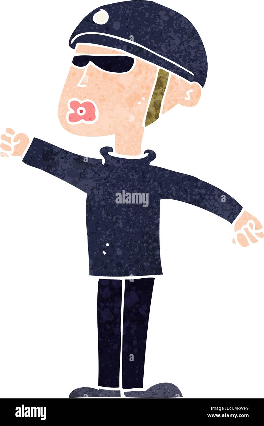 cartoon security guy Stock Vector Image & Art - Alamy