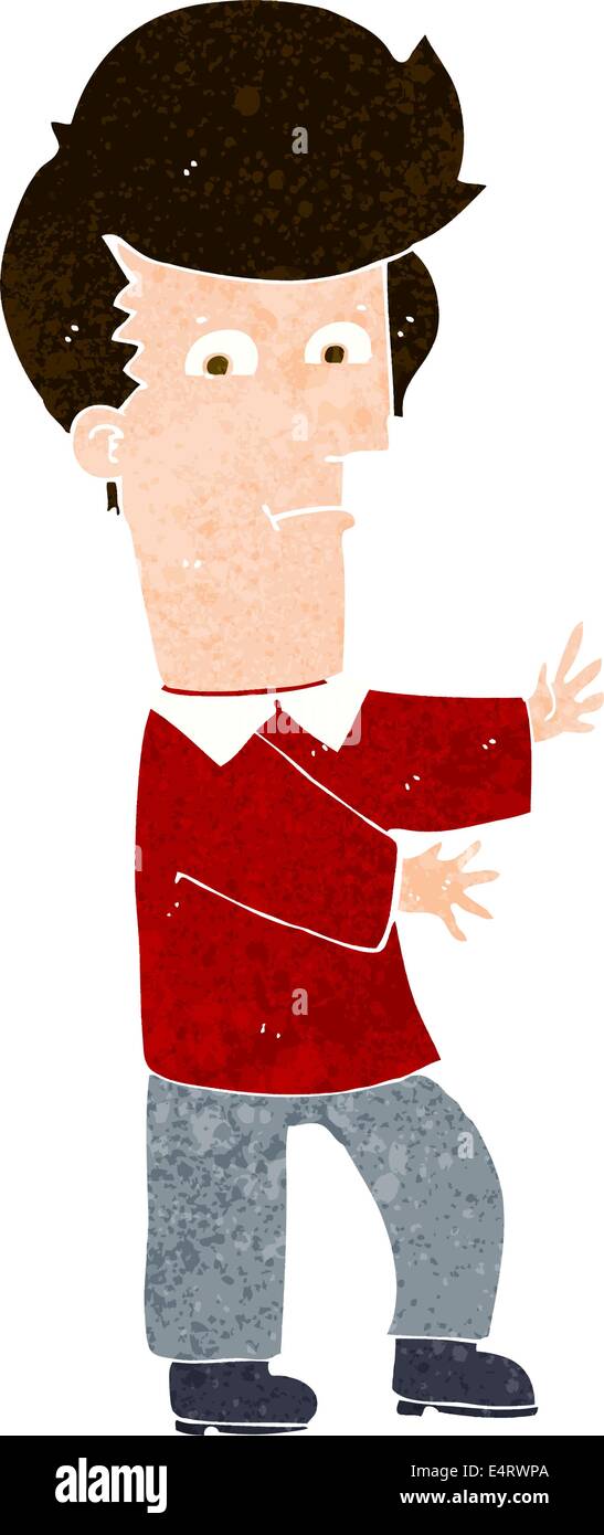 cartoon man gesturing wildly Stock Vector Image & Art - Alamy
