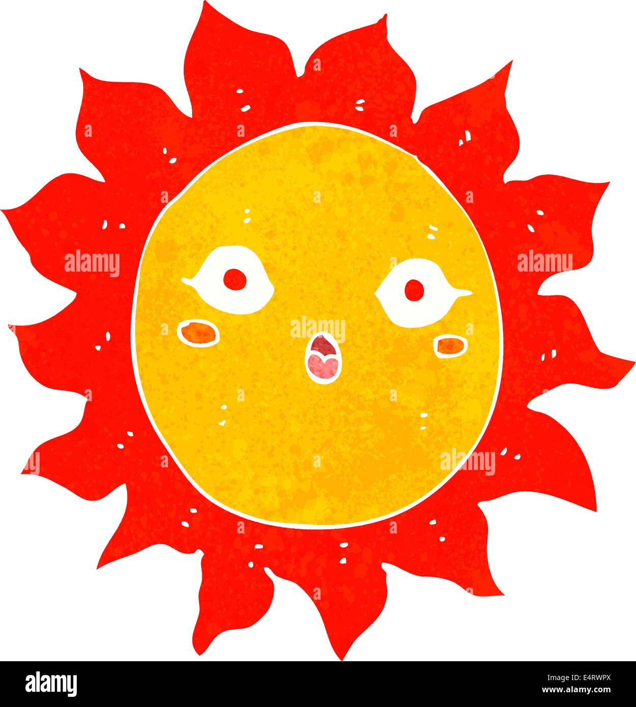 Surprised sun Stock Vector Images - Alamy