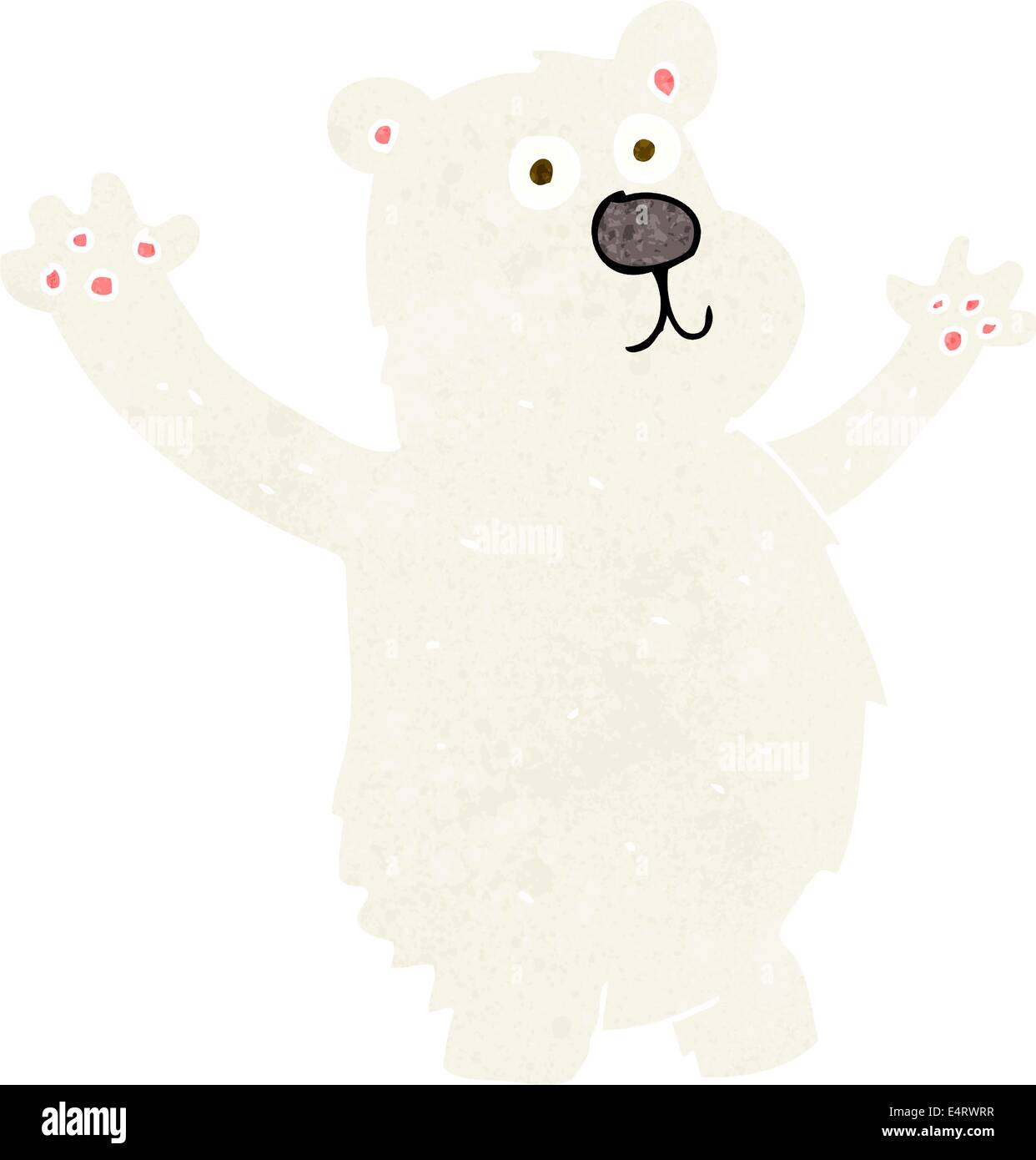 cartoon funny polar bear Stock Vector Image & Art - Alamy