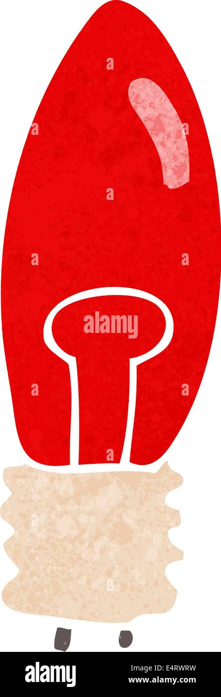 Cartoon Red Light Bulb Stock Vector Image And Art Alamy