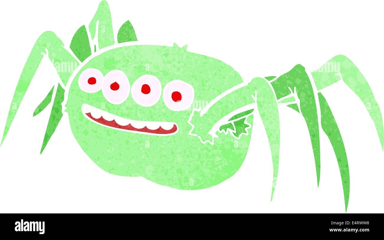 cartoon spooky spider Stock Vector Image & Art - Alamy