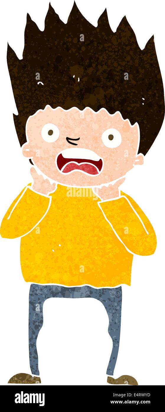 cartoon man panicking Stock Vector Image & Art - Alamy