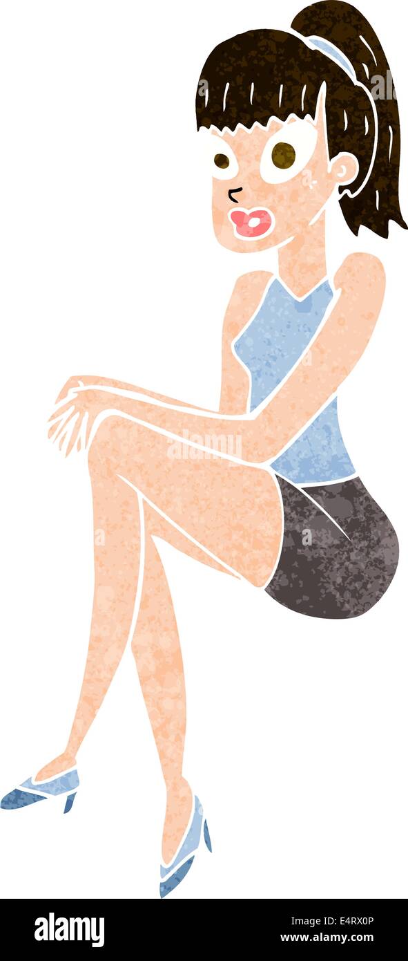 cartoon pretty woman Stock Vector Image & Art - Alamy