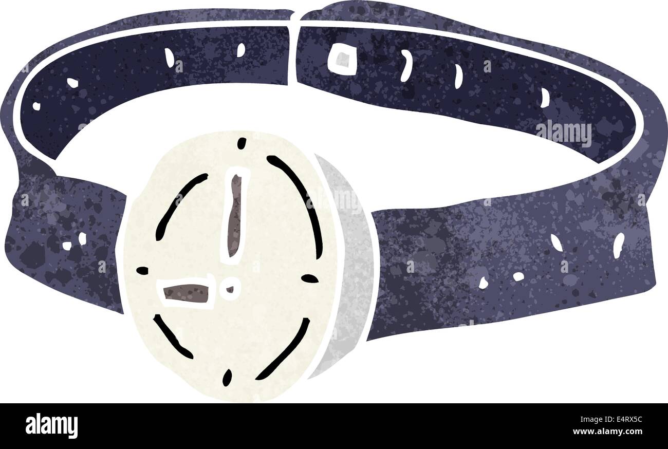 cartoon wrist watch Stock Vector Image & Art - Alamy