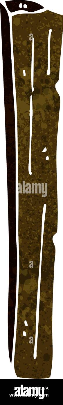 Cartoon wooden post Stock Vector Images - Alamy