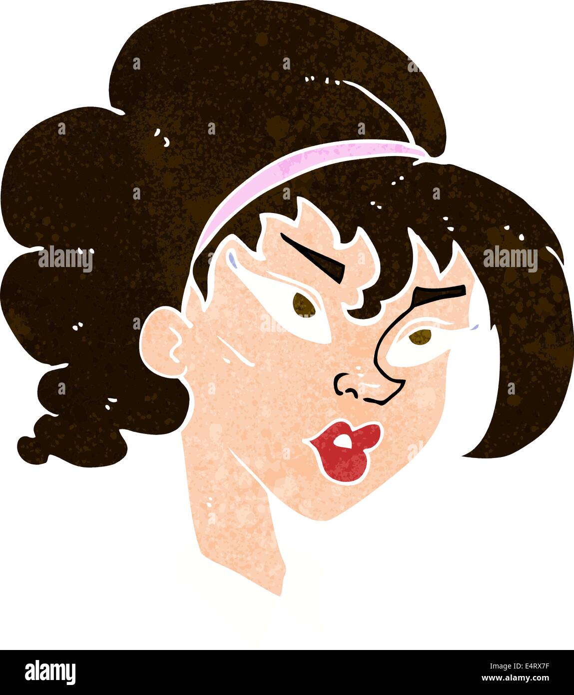 cartoon pretty woman Stock Vector Image & Art - Alamy