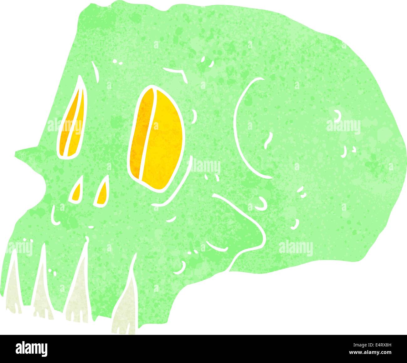 cartoon spooky skull Stock Vector Image & Art - Alamy