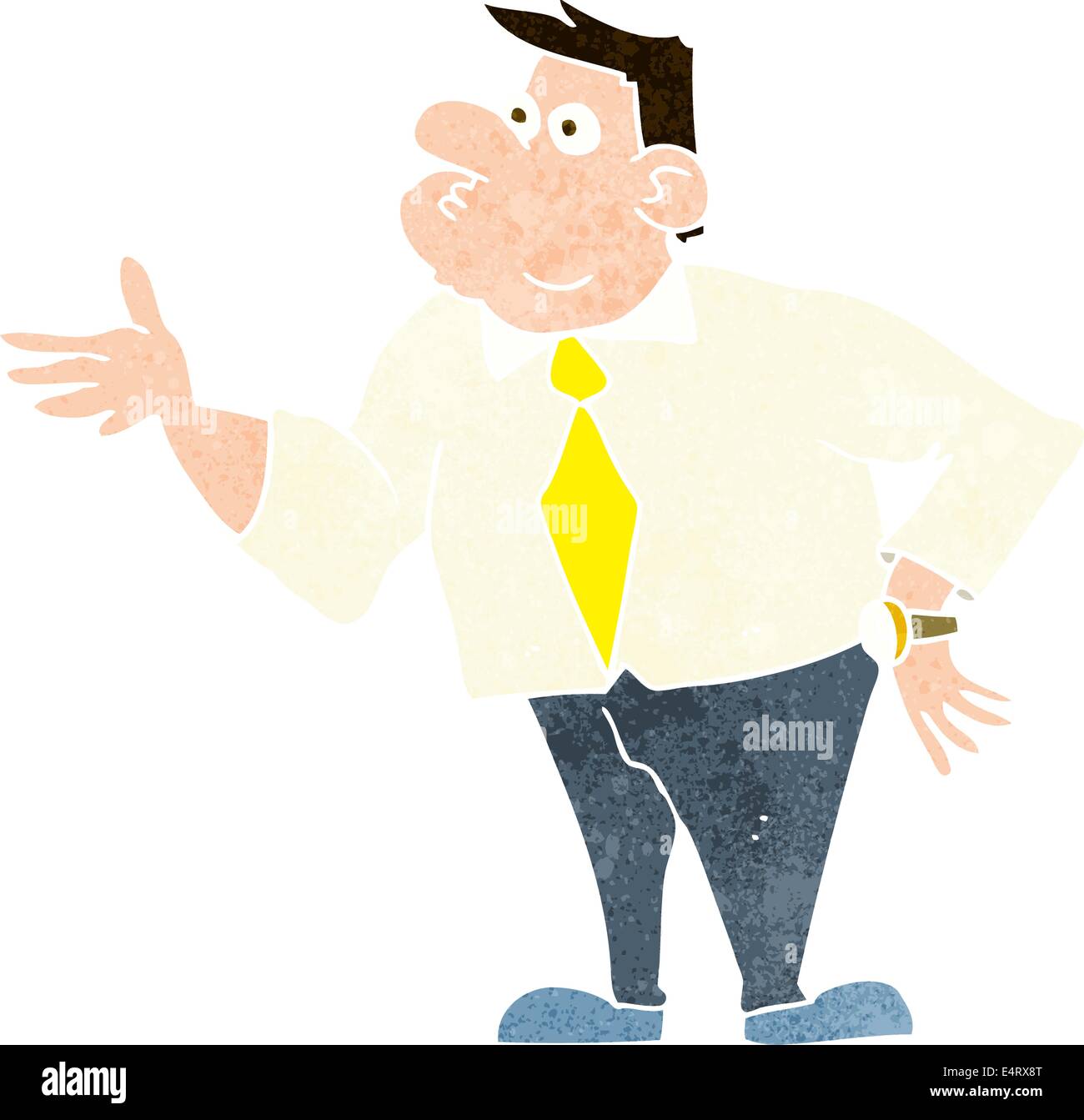 cartoon businessman asking question Stock Vector Image & Art - Alamy