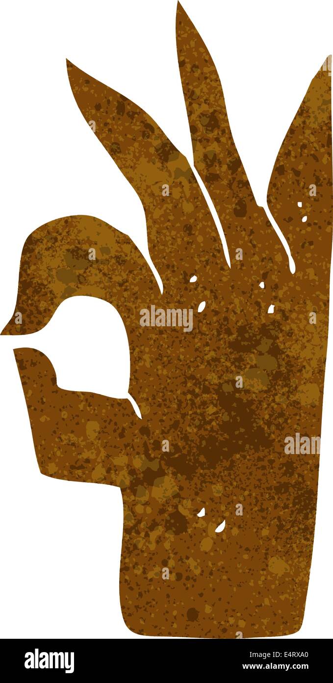cartoon okay hand gesture Stock Vector Image & Art - Alamy