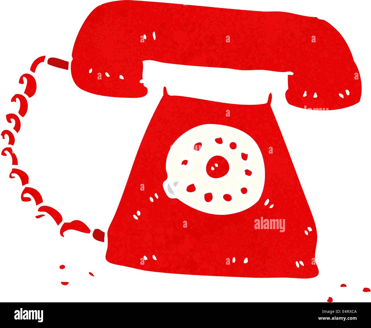cartoon retro telephone Stock Vector Image & Art - Alamy