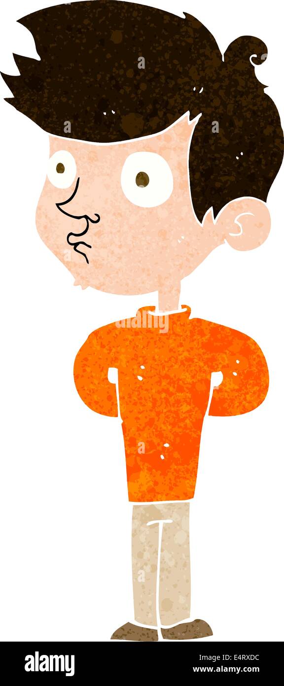 Cartoon boy staring Stock Vector Images - Alamy