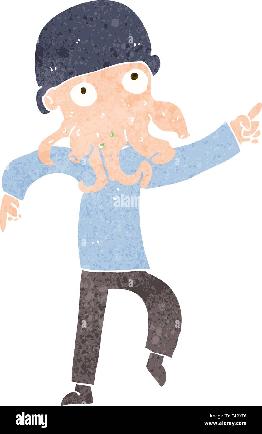 cartoon alien man dancing Stock Vector Image & Art - Alamy