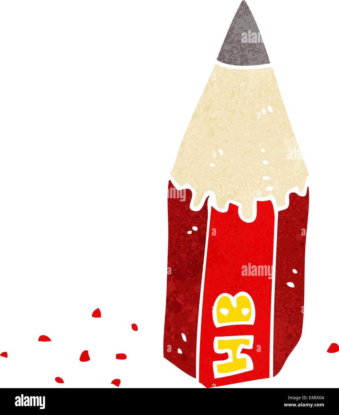 cartoon pencil stub Stock Vector Image & Art - Alamy