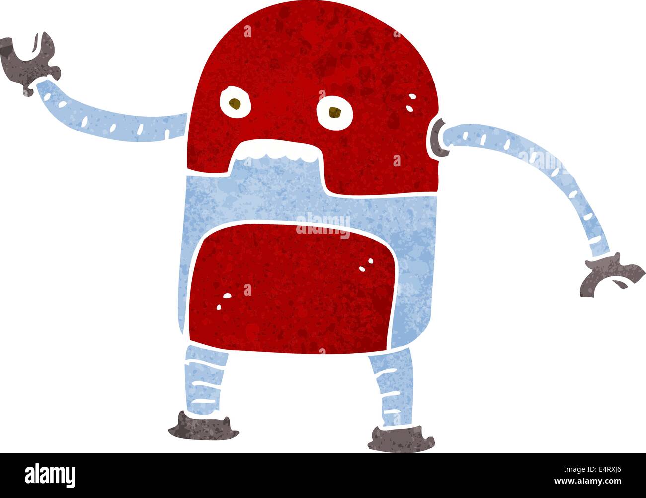 funny cartoon robot Stock Vector Image & Art - Alamy