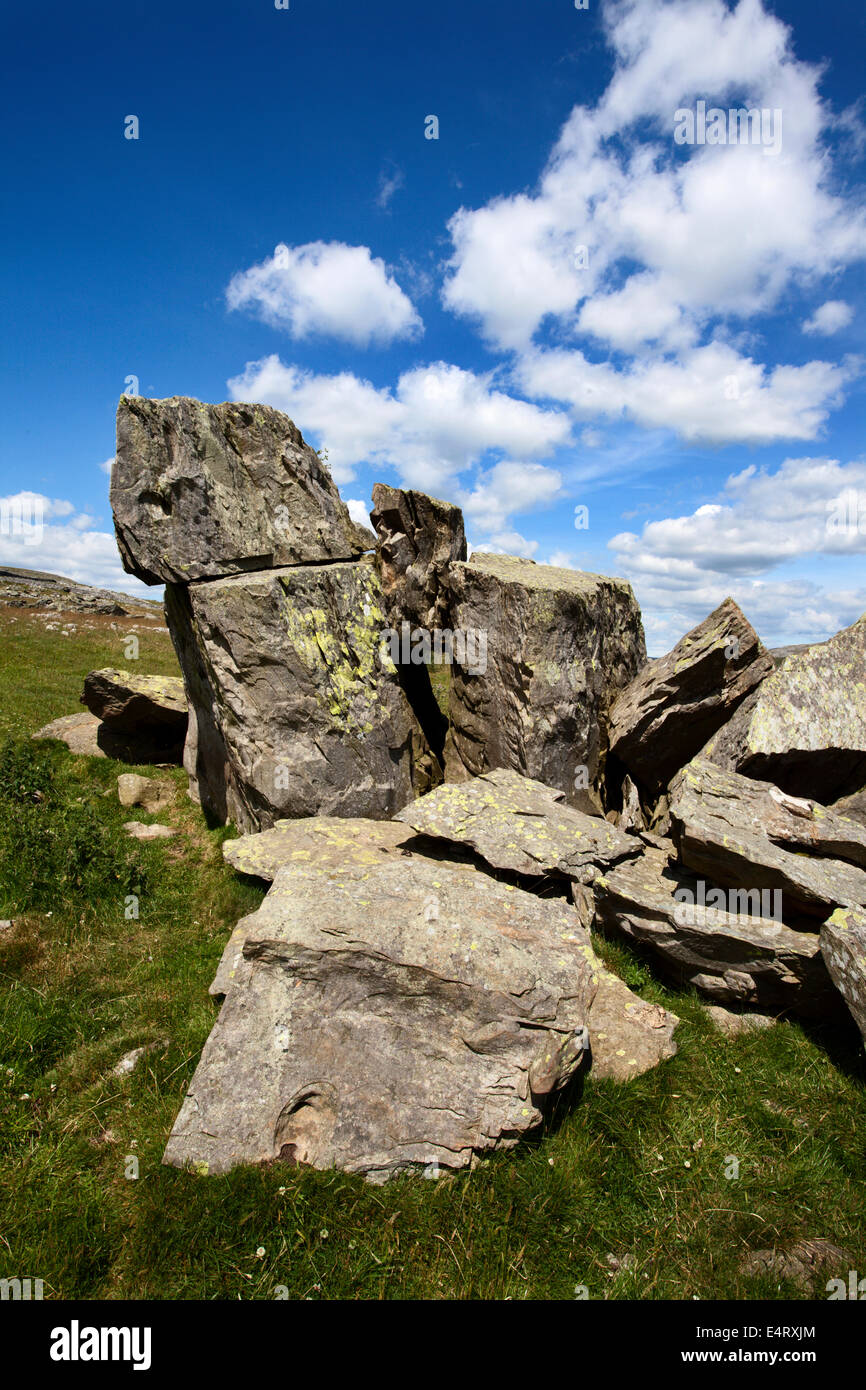 Landscape Erratics Austwick North Yorkshire High Resolution Stock ...