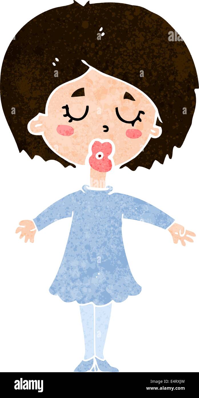 cartoon woman in dress Stock Vector Image & Art - Alamy