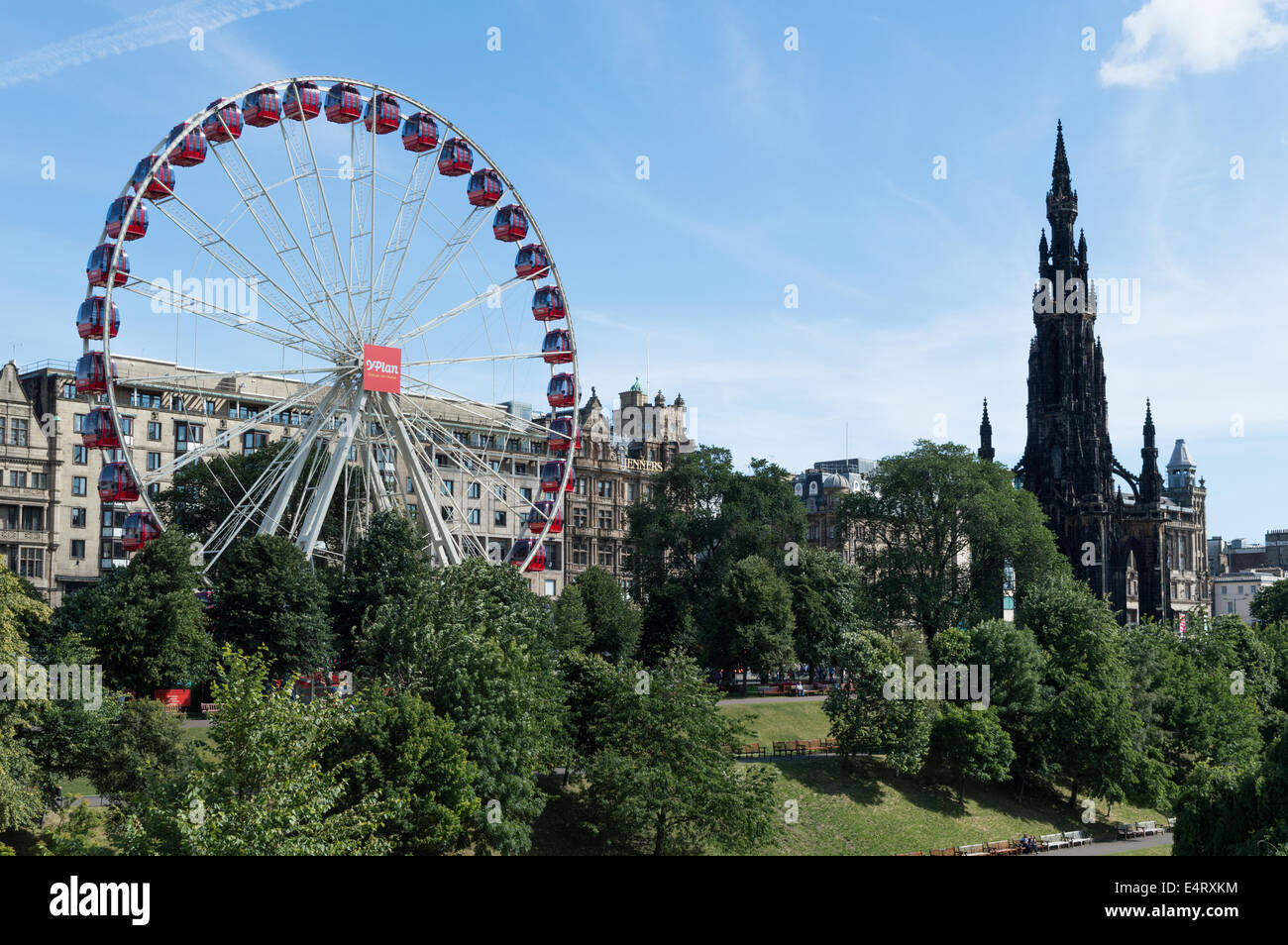 Edinburgh ferris wheel hi-res stock photography and images - Alamy