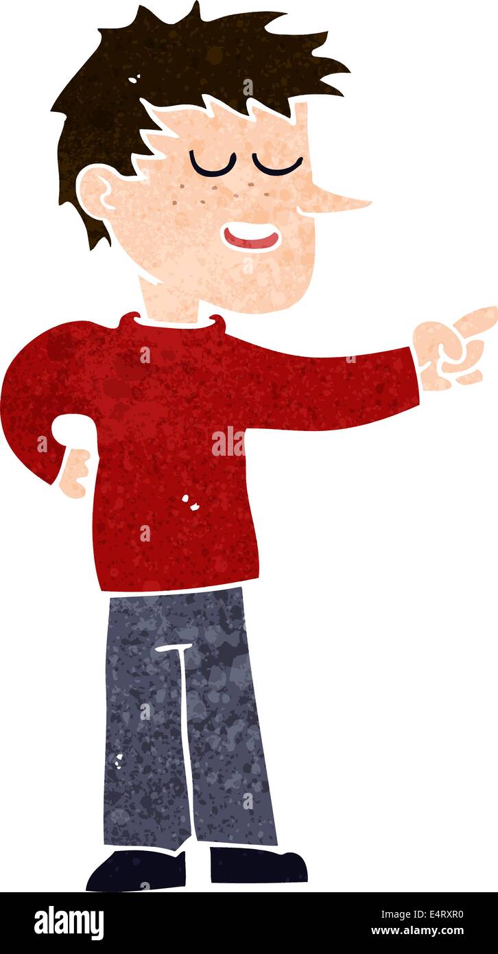 cartoon man pointing Stock Vector Image & Art - Alamy