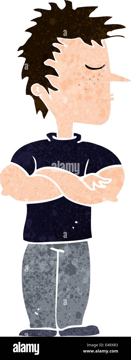 cartoon man refusing to listen Stock Vector Image & Art - Alamy