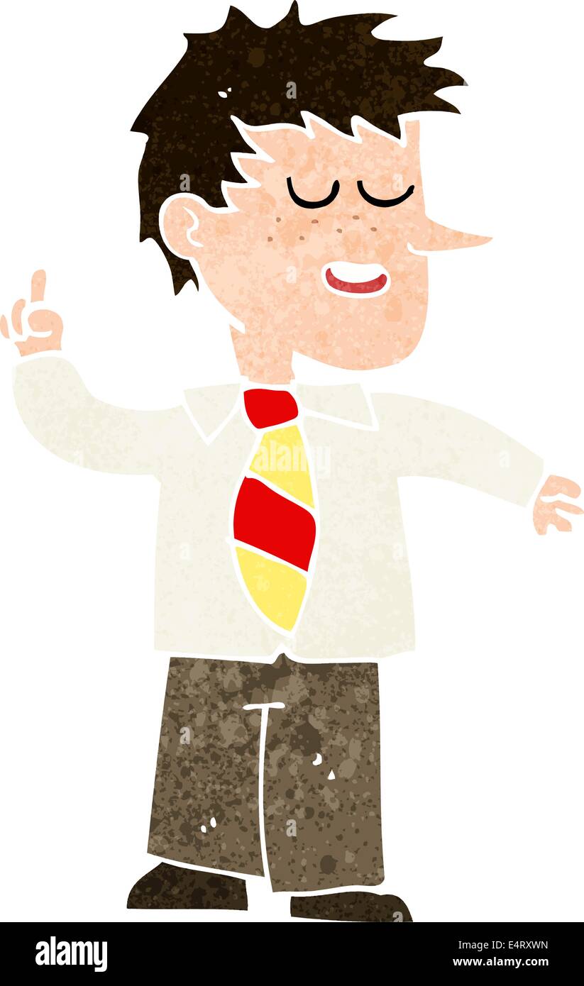 cartoon man with good idea Stock Vector Image & Art - Alamy