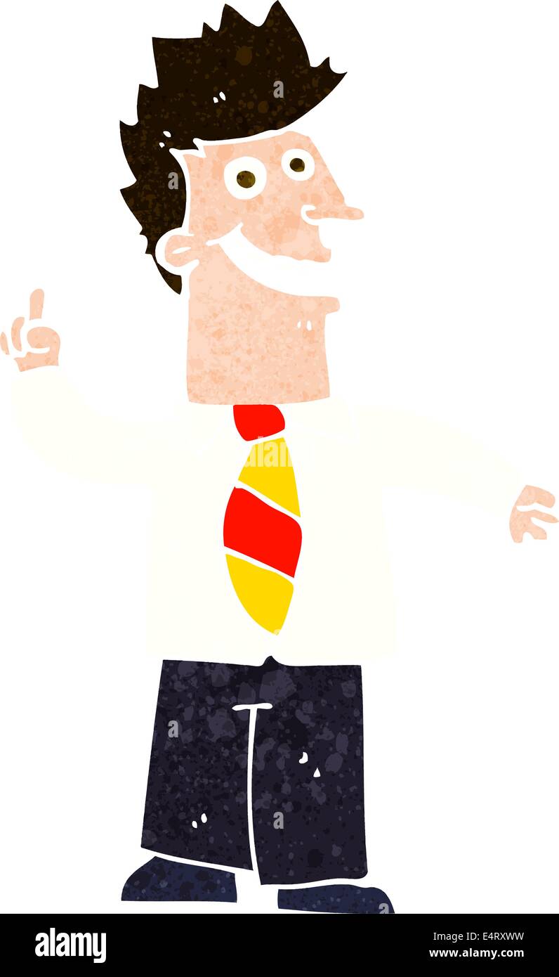 cartoon man with good idea Stock Vector Image & Art - Alamy