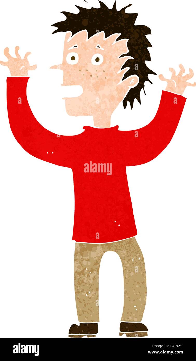 cartoon excited boy Stock Vector Image & Art - Alamy