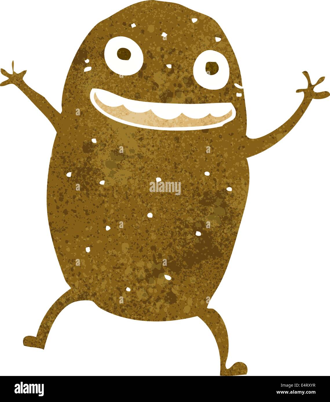 cartoon happy potato Stock Vector Image & Art - Alamy